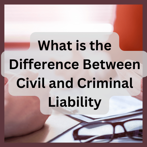 What is the Difference Between Civil and Criminal Liability | Bellevue Injury Lawyer